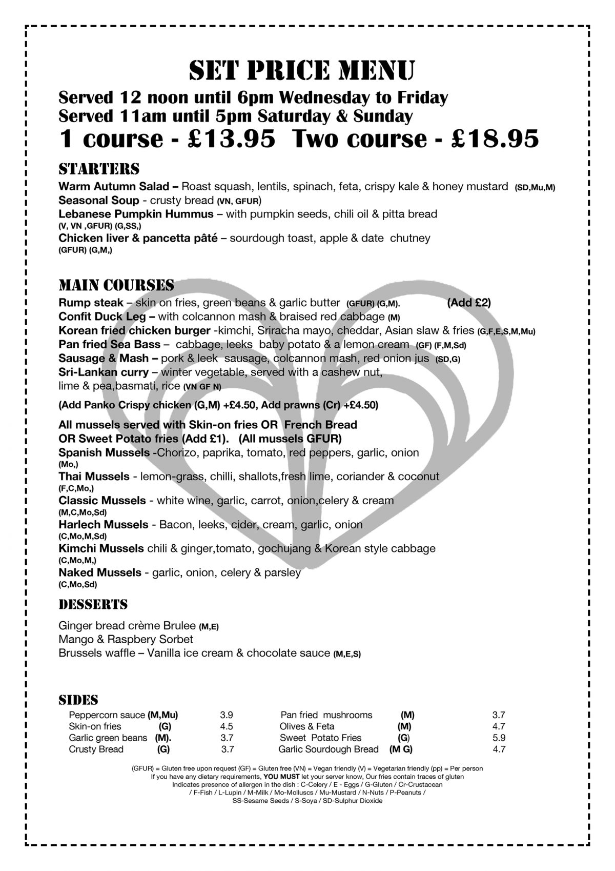 Our Menus – moulesagogo