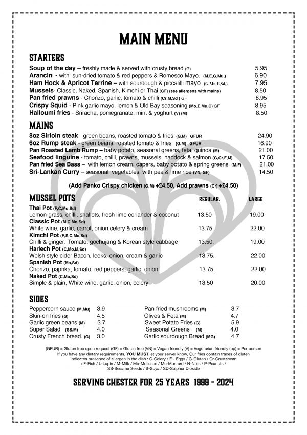 Our Menus – moulesagogo