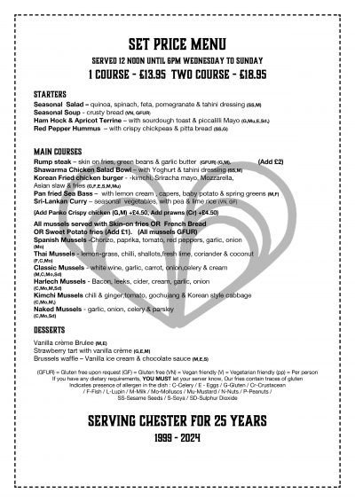 Our Menus – moulesagogo